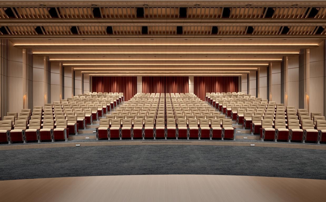 Classic Tiered Conference Hall Seating System | Timeless Large - Event ...